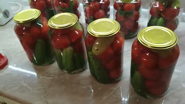 Консервирование ассорти, быстро и вкусно.