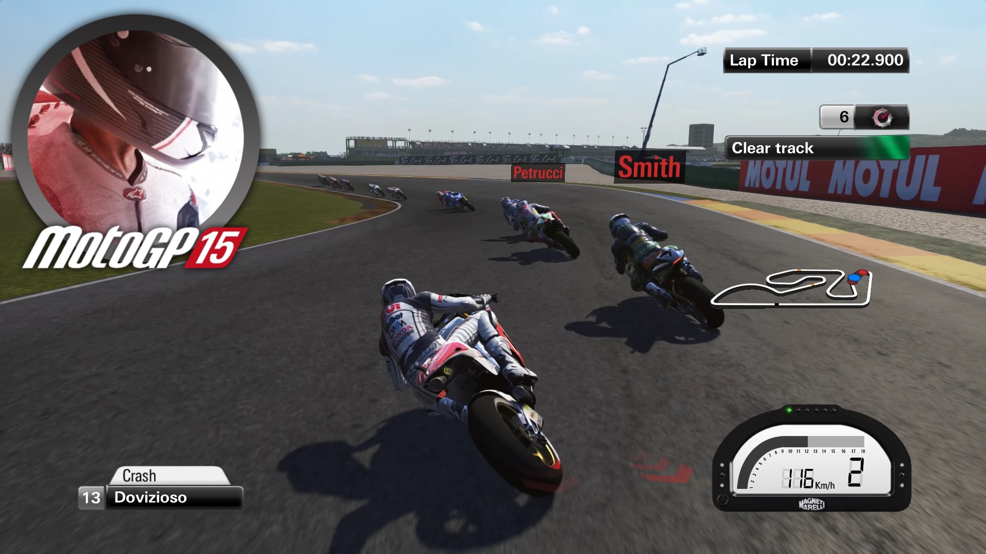Honda #18 Valencia - Финал чемпионата | Прохождение игры MotoGP15 | Dualshock 4