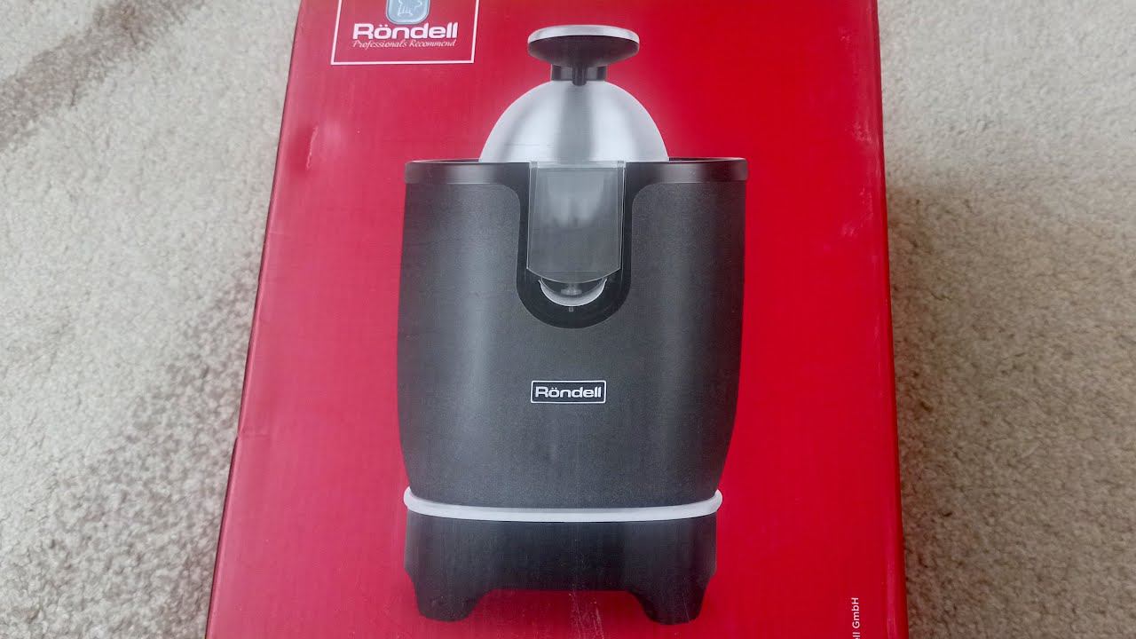 Распаковка соковыжималки Rondell RDE-1500