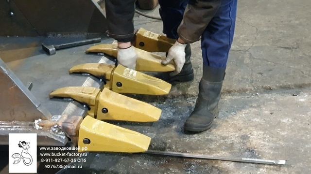 Скальный ковш от ЗАВОДА КОВШЕЙ / Heavy-duty rock bucket. BUCKET-FACTORY.RU
