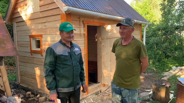 Отзыв на баню из бруса 2,5х4 в одной из деревень Ядринского района.