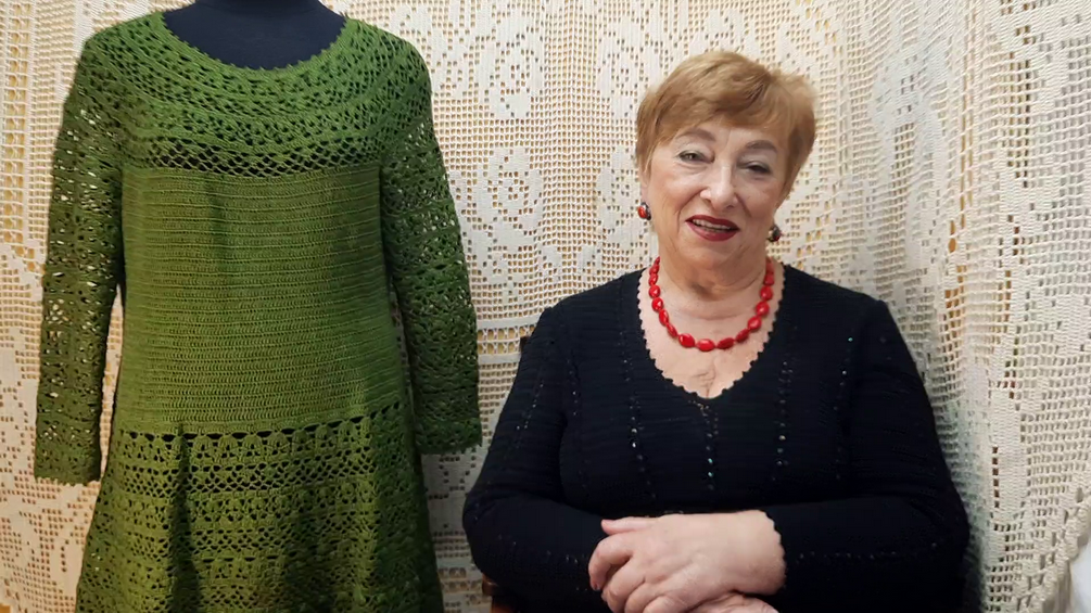 Платье "Ёлочка - считалочка". Мастер-класс по вязанию крючком от О. С. Литвиной.