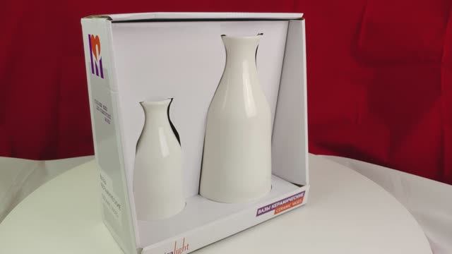 Керамические вазы Miralight CV-1466, набор 2 шт.