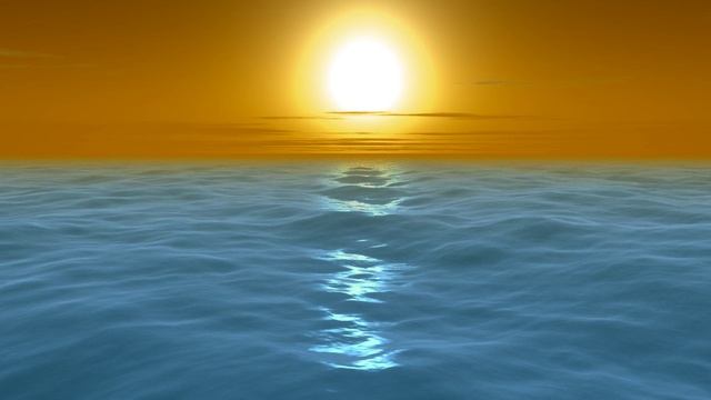 Море, закат