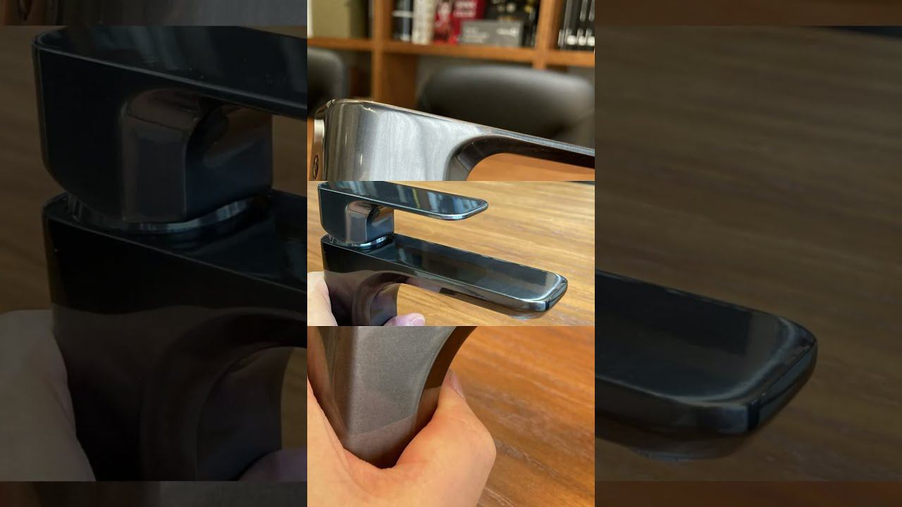 Образец цвета черный хром глянцевый M016