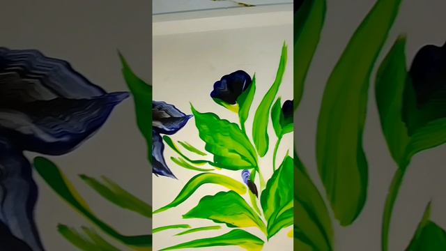 Художественная роспись по гипсу- Поднос для украшений ,свечей