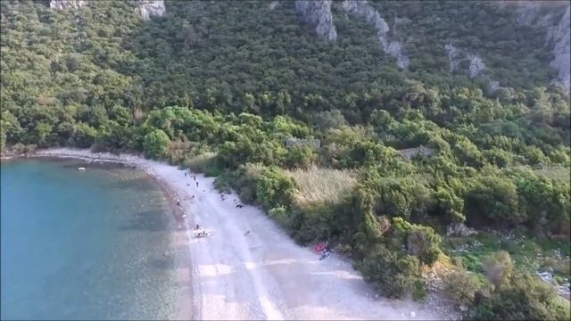 Пляж Олимпос Кумлука Анталья - Пляж древнего города Олимпос