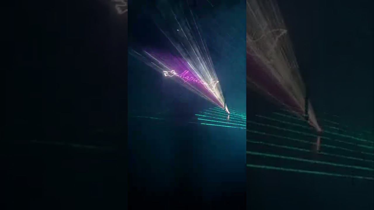 Лазерное шоу на свадьбу Aerosmith