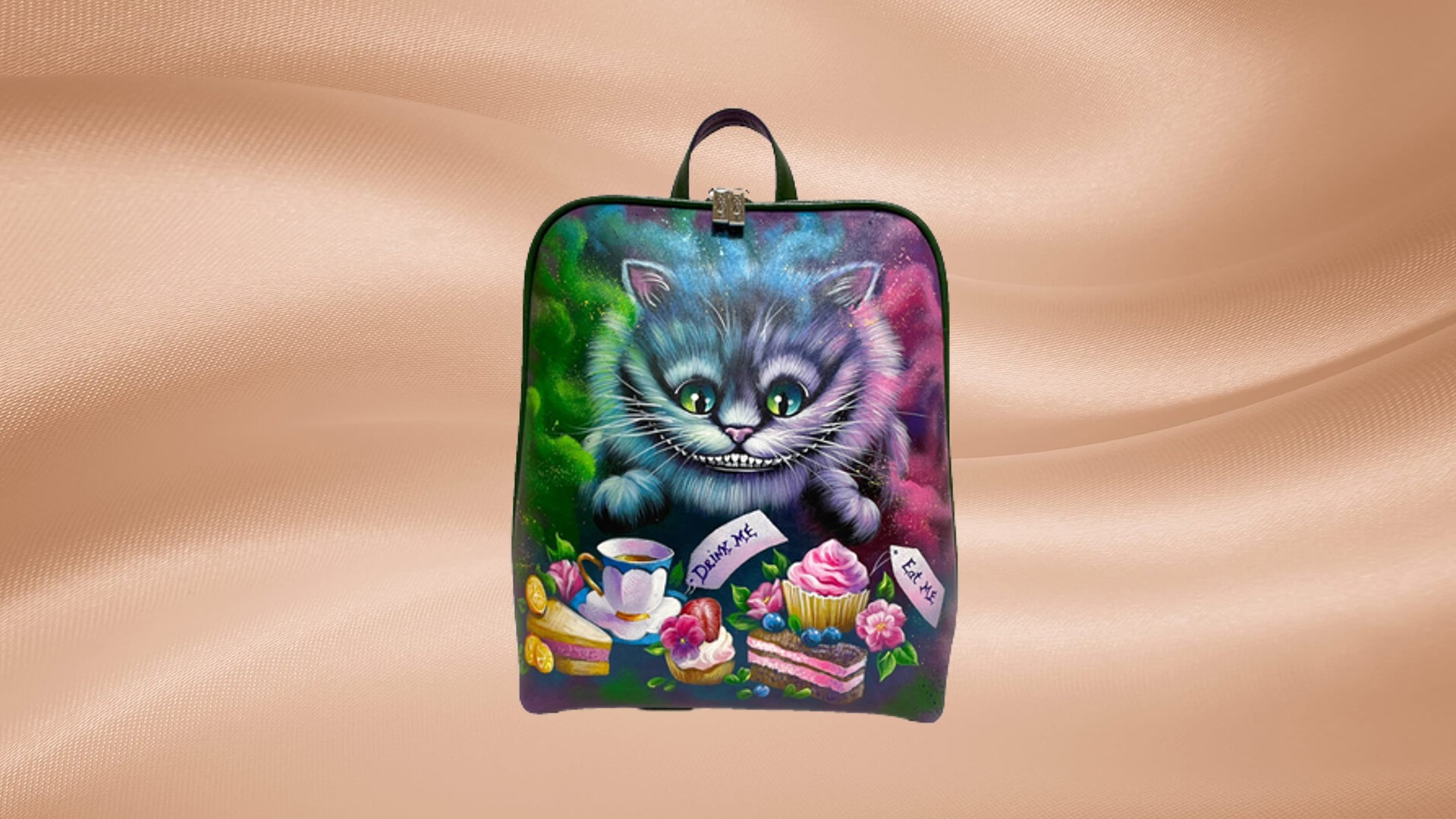 Женский рюкзак "Чеширский Кот" Pelle-Volare