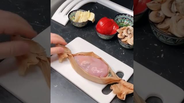 Лодочки с курицей #КУХНЯ #РЕЦЕПТЫ #КУРИЦА