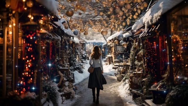 Мелодия ночи. Зимняя прогулка.