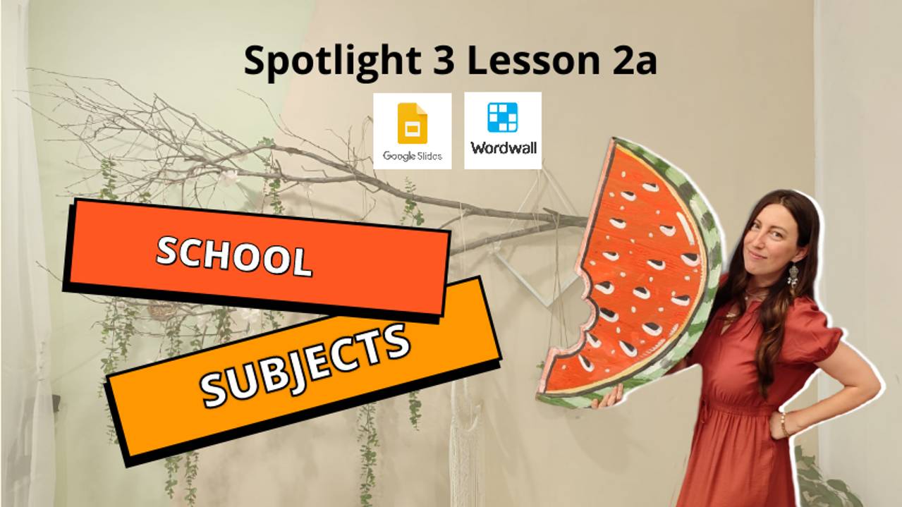 Spotlight 3 School subjects 2a