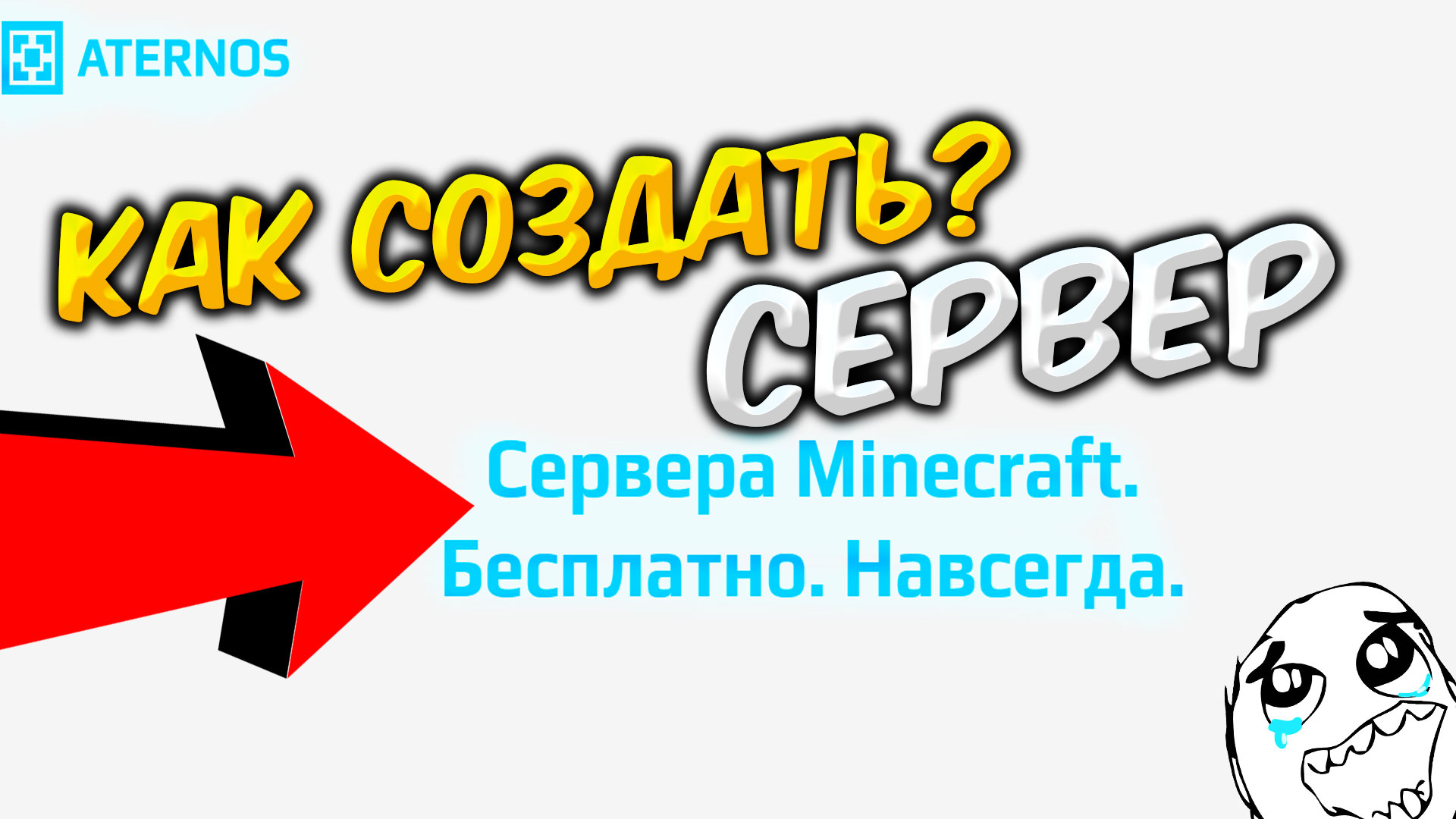 КАК СОЗДАТЬ СВОЙ СЕРВЕР В МАЙНКРАФТ ЧЕРЕЗ АТЕРНОС !ЗА 5 МИНУТ БЕСПЛАТНО НАВСЕГДА
