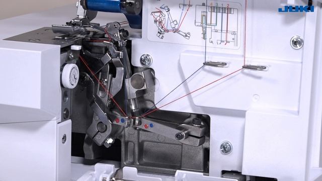 JUKI MO-680, 7 часть Обрыв нити во время шитья.