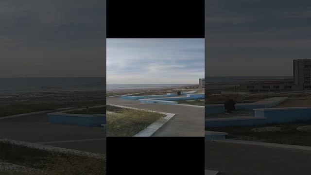 Республика Казахстан. Набережная Каспийского моря. г.Актау. Апрель 2023