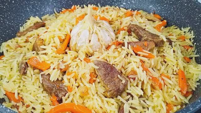 🥩🍚🌿Плов с говядиной из длинного риса басмати💯Рассыпчатый ароматный🌿