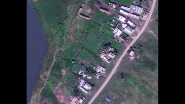 д. ВОРОБЬЁВО - вид из Космоса.