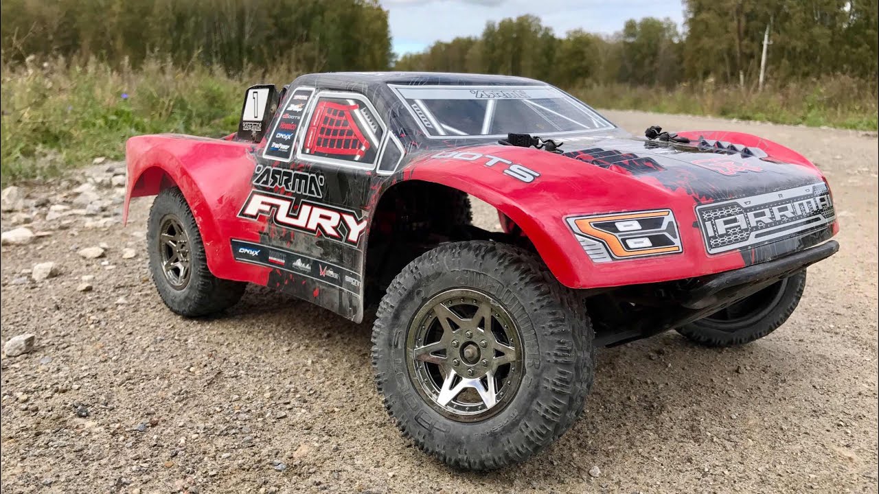 ARRMA Fury BLX (BLS) 2wd шорт корс трак, можно начинать RC хобби