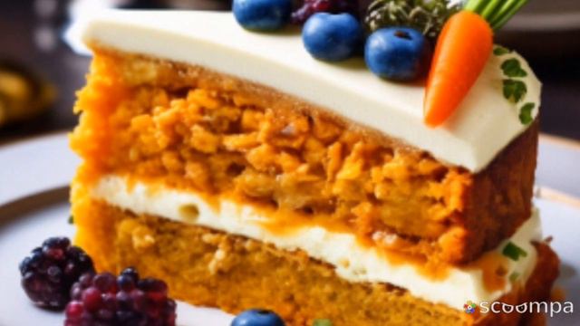 _Морковный торт_🥕.  рецепт ⤵️