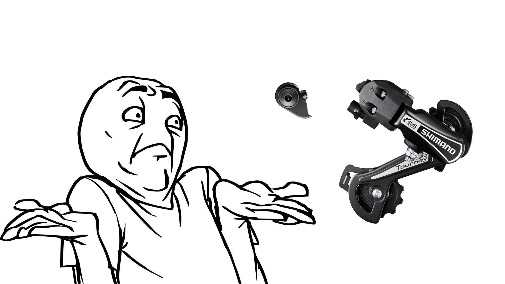 Почему дети ломают задний переключатель велосипеда?