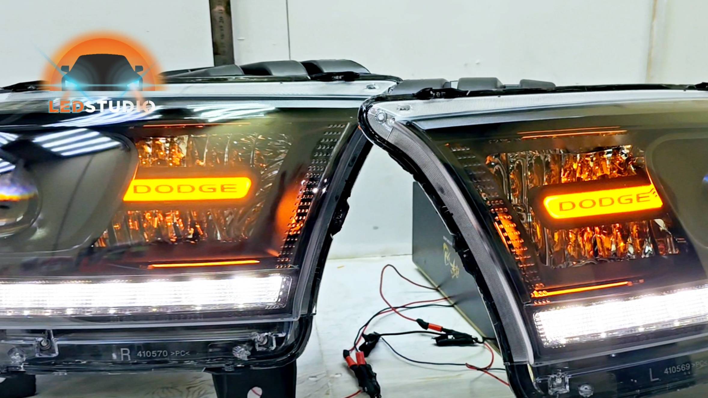 Dodge тюнинг фары светодиодные