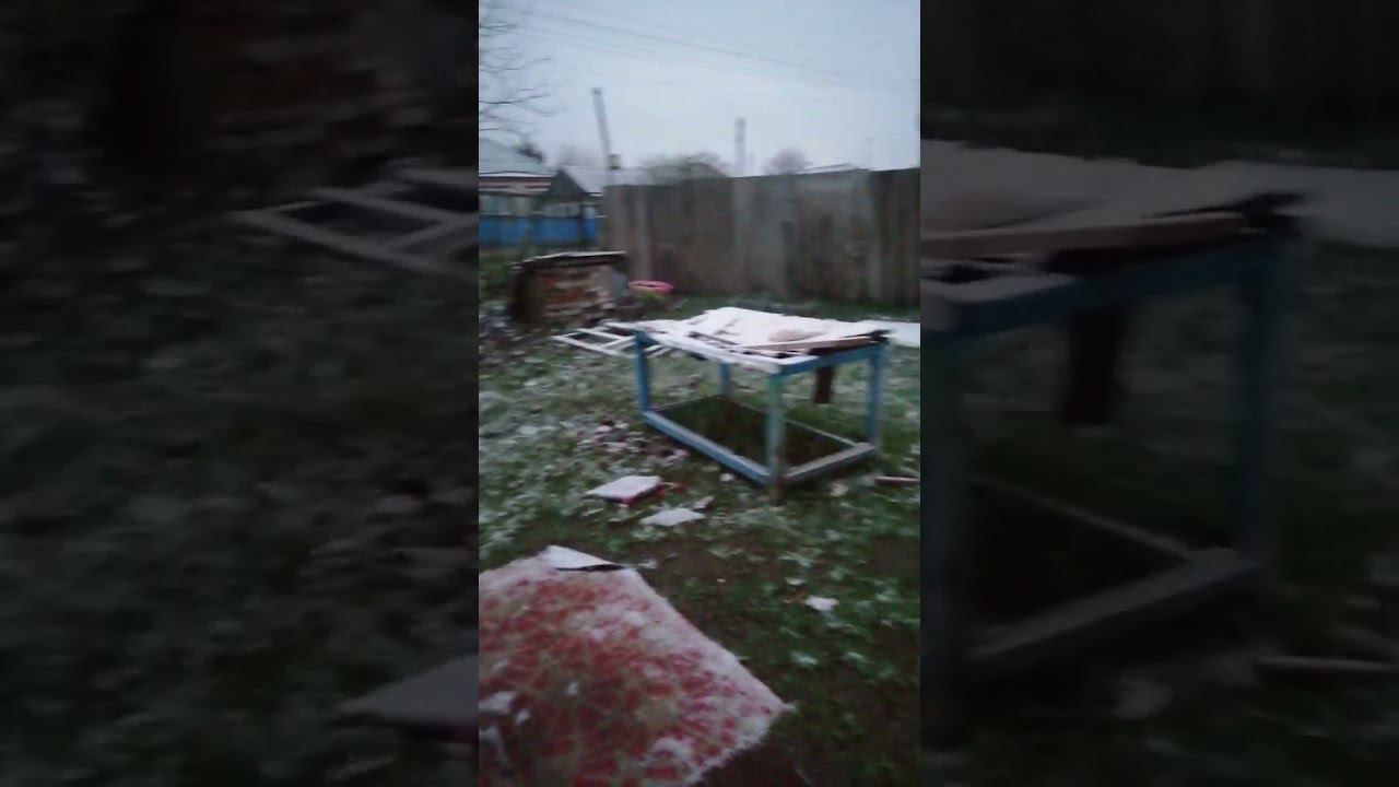 21 ноября, первый снег! Дед мороз пришёл)