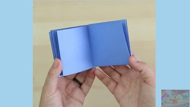 Мини блокнот из одного листа