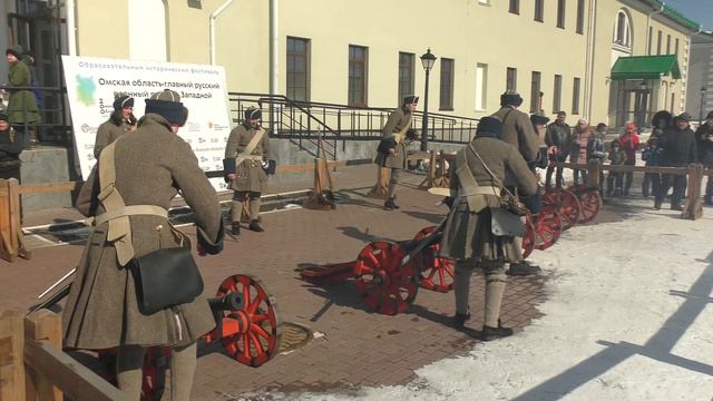Омская крепость, пушки 2023-03-19