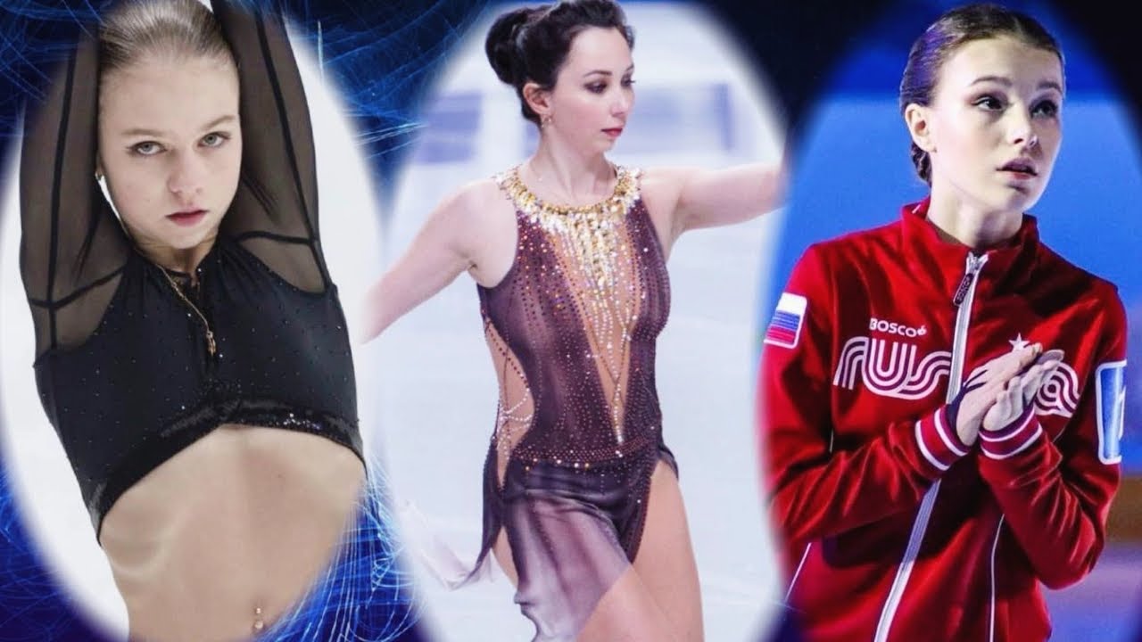 Фигурное катание - Чемпионат мира 2021 по Фигурному катанию - Трусова, Щербакова.