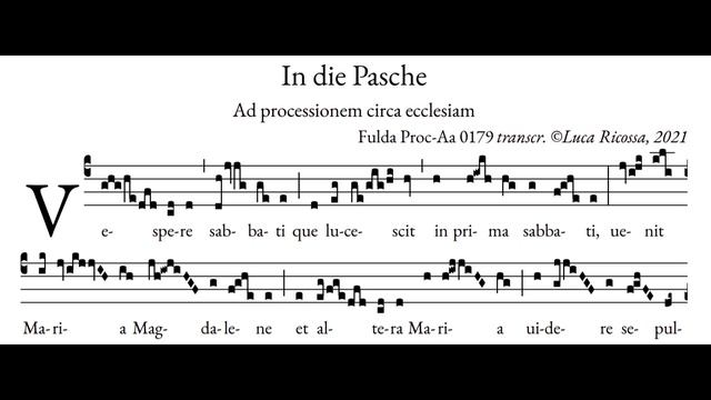 Vespere sabbati que lucescit