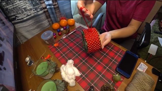 Новогодняя игрушка своими руками I Сделай елочную игрушку за 20 минут сам(а) Новогодняя поделка DIY