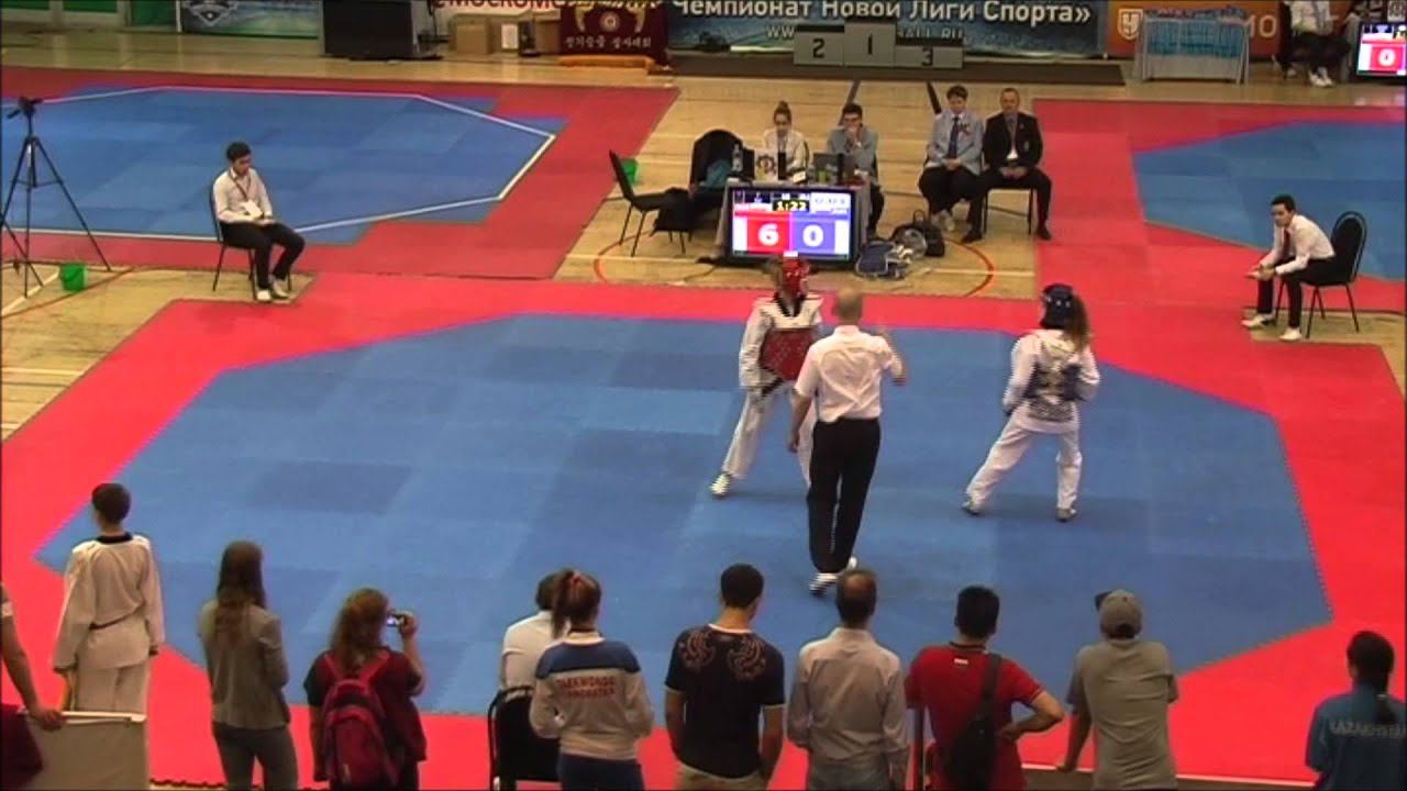 Taekwondo WTF. Соревнования Патриот. 09.05.2015. Чеканова-Парфенова.