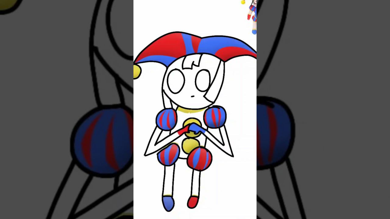 Я перерисовал Помни из Удивительного Цифрового Цирка #удивительный_цифровой_цирк #уцц