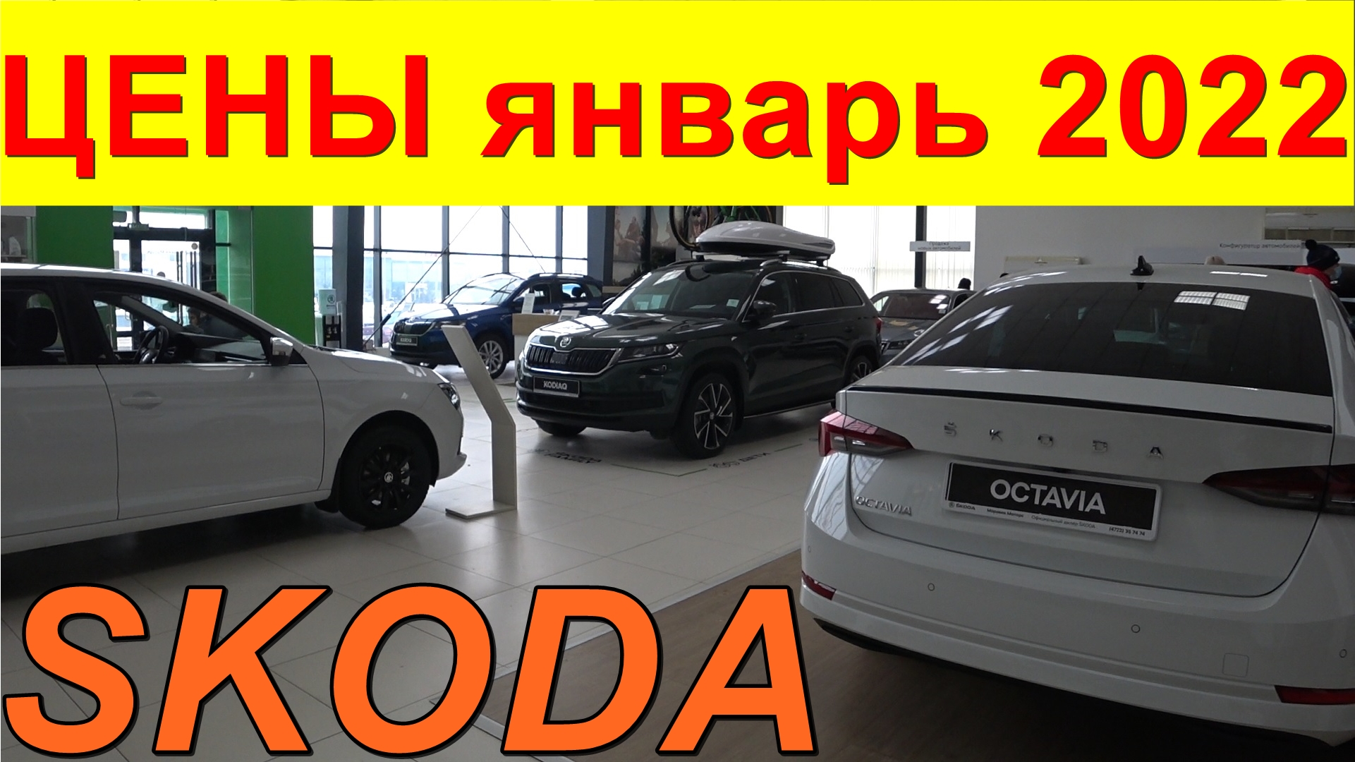 SKODA ЦЕНЫ январь 2022