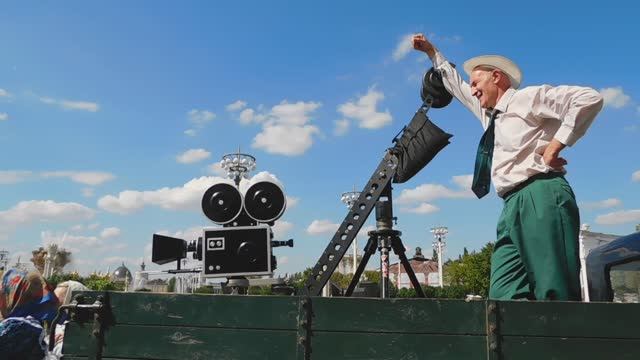 Реконструкция съёмок фильма «Свинарка и пастух» 1941г. (05.08.2023)