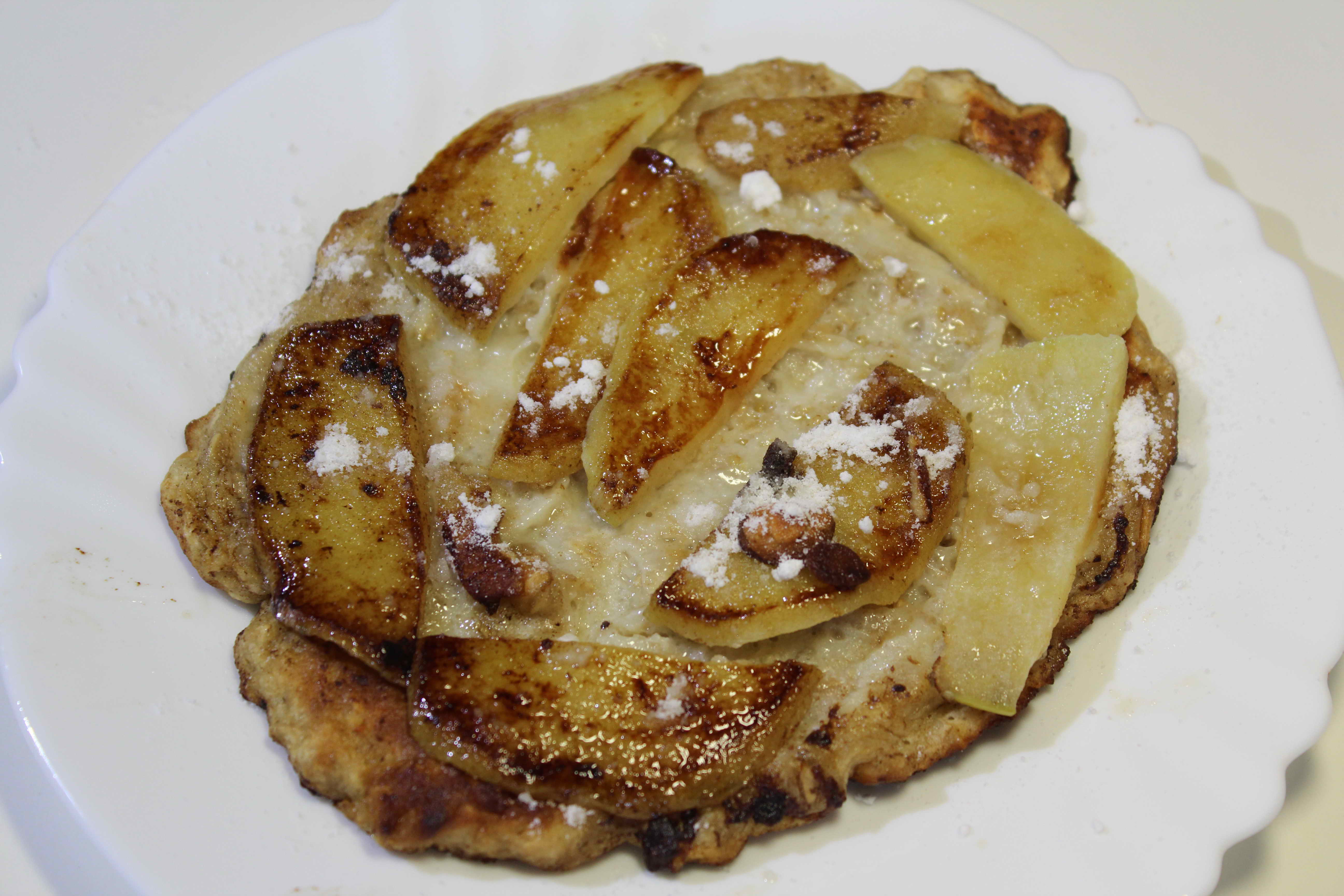 Овсянка с яблоком