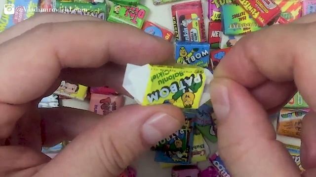 Patbom - Разворачиваем Жевательную резинку жвачка из 90х Жвачка Патбом Пэтбом Baycan Gida Turkey