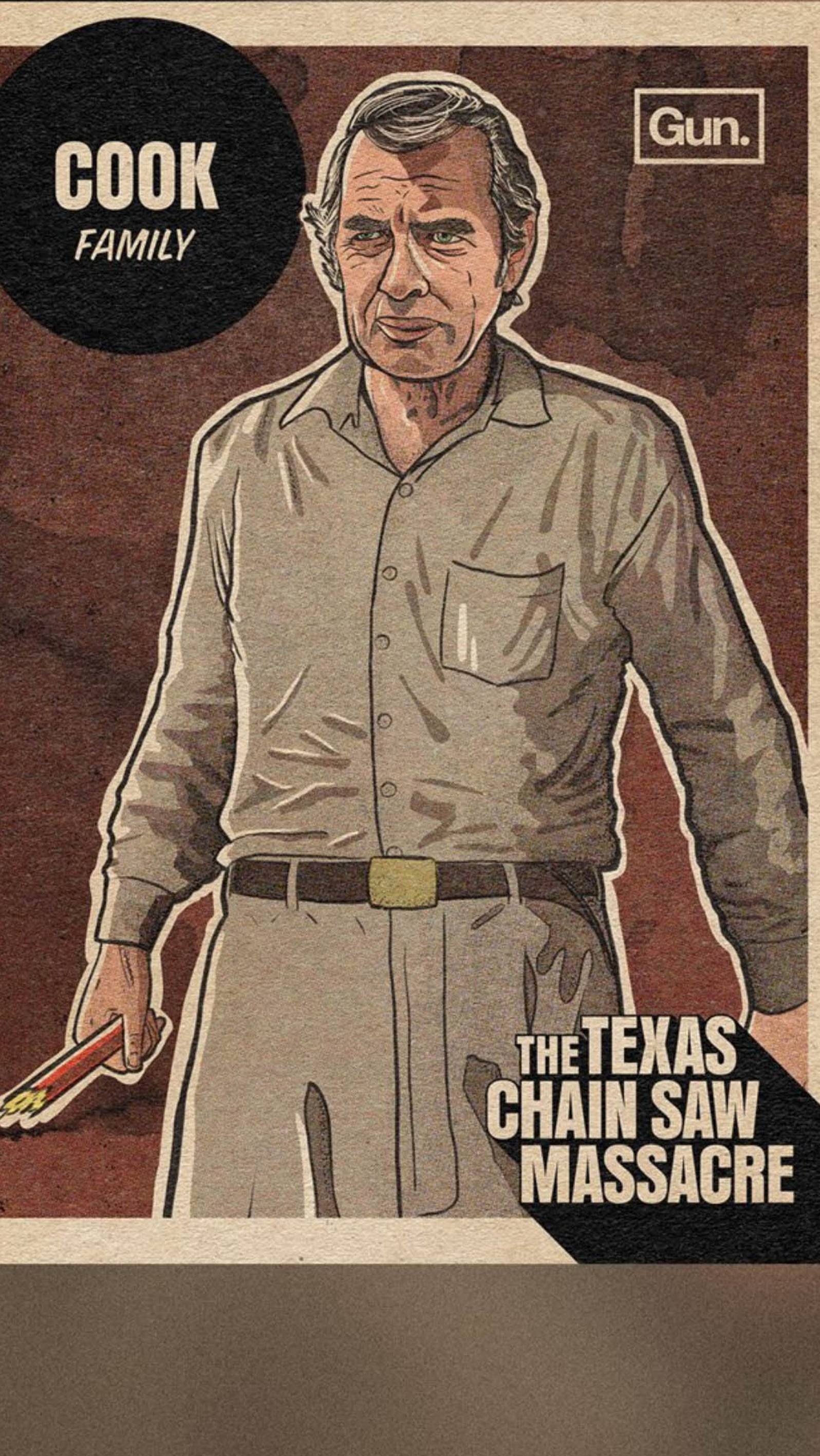 Я услышал, как Кожаное лицо преследует кого-то и решил поучаствовать...Техасская резня бензопилой