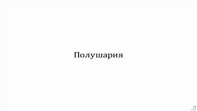 7.16 Эволюция. Полушария