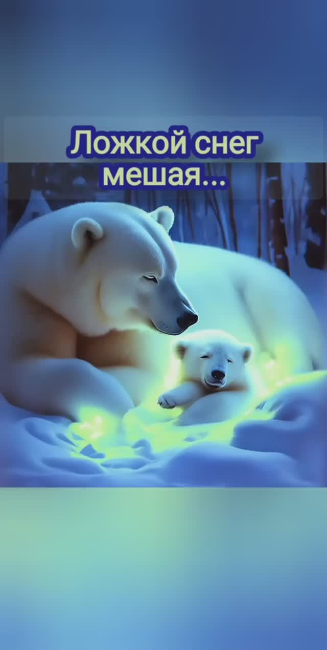 Ложкой снег мешая...❄️