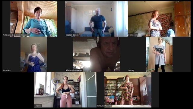 Здрава суставная гимнастика продолжаем Работа с плечом Сергей Демин Система РОС720p