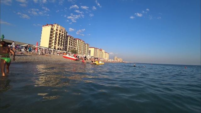 Евпатория. Крым. Часы на администрации.