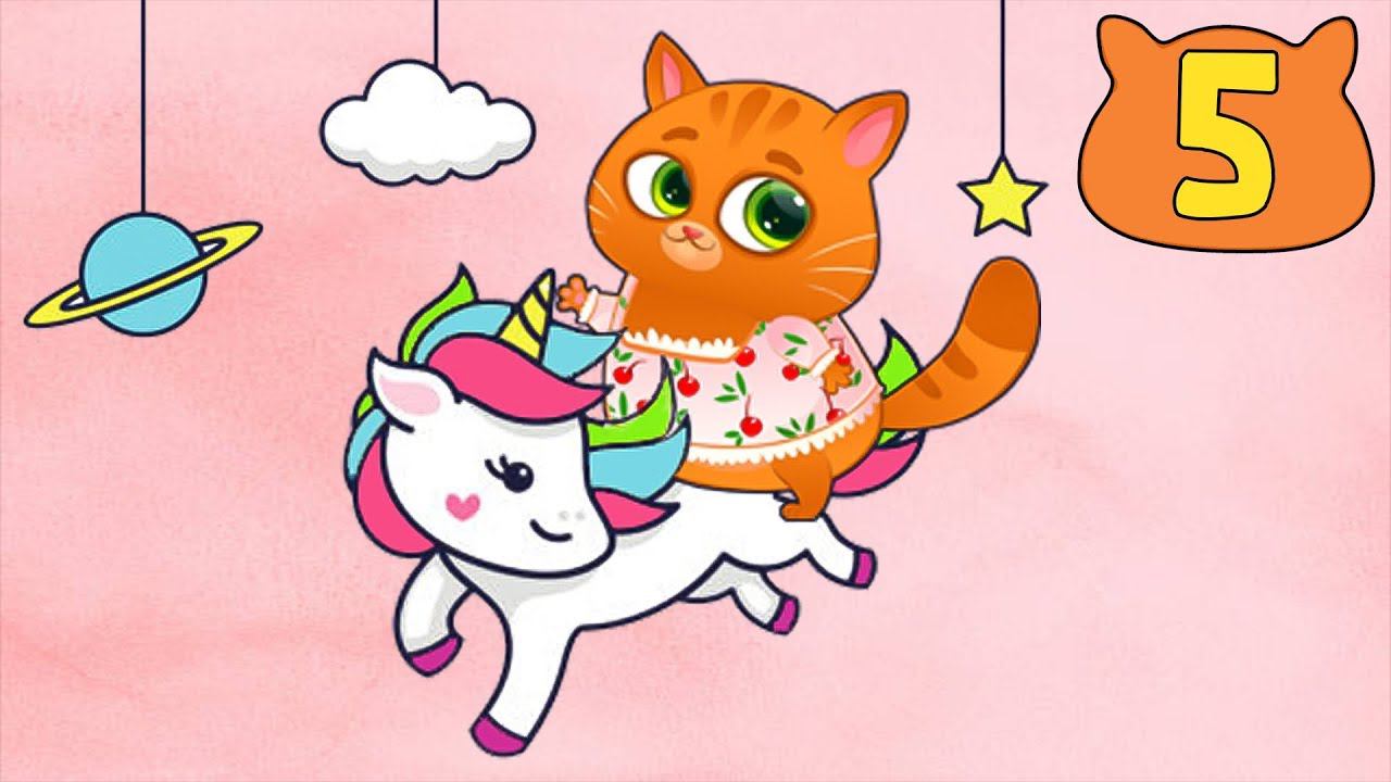 Суровый КОТИК БУБУ №5. Бубу Принцесса. ИГРА про котят на канале Хвостик ТВ