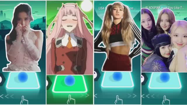 ДЖИСУ - FLOWER ️✅️ TOCA TOCA ️✅️ ЛИСА - MONEY ✅️️ БЛЭКПИНК - HOW YOU LIKE THAT | Tiles Hop EDM