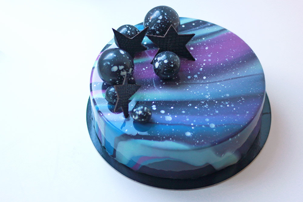 Рецепт Муссовый торт Черничный чизкейк