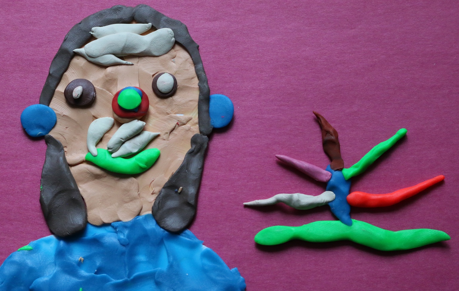 Пластилиновое поздравление 2023