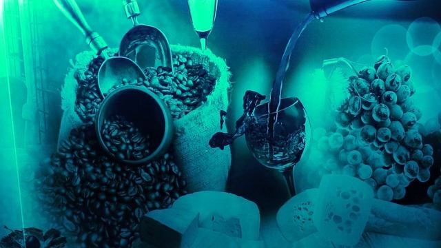 Фартук с полноценной подсветкой для кухни.