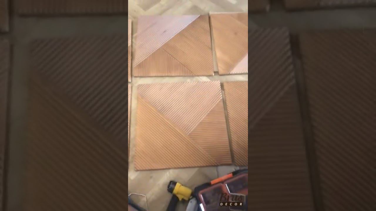 Рифленые стеновые панели 600х600мм