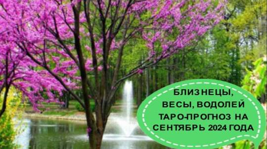БЛИЗНЕЦЫ, ВЕСЫ, ВОДОЛЕЙ ТАРО-ПРОГНОЗ НА СЕНТЯБРЬ 2024 ГОДА
