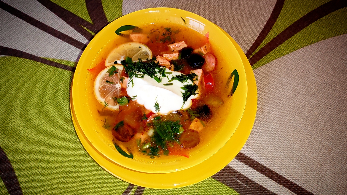 Суп СОЛЯНКА мясная сборная в афганском казане ?